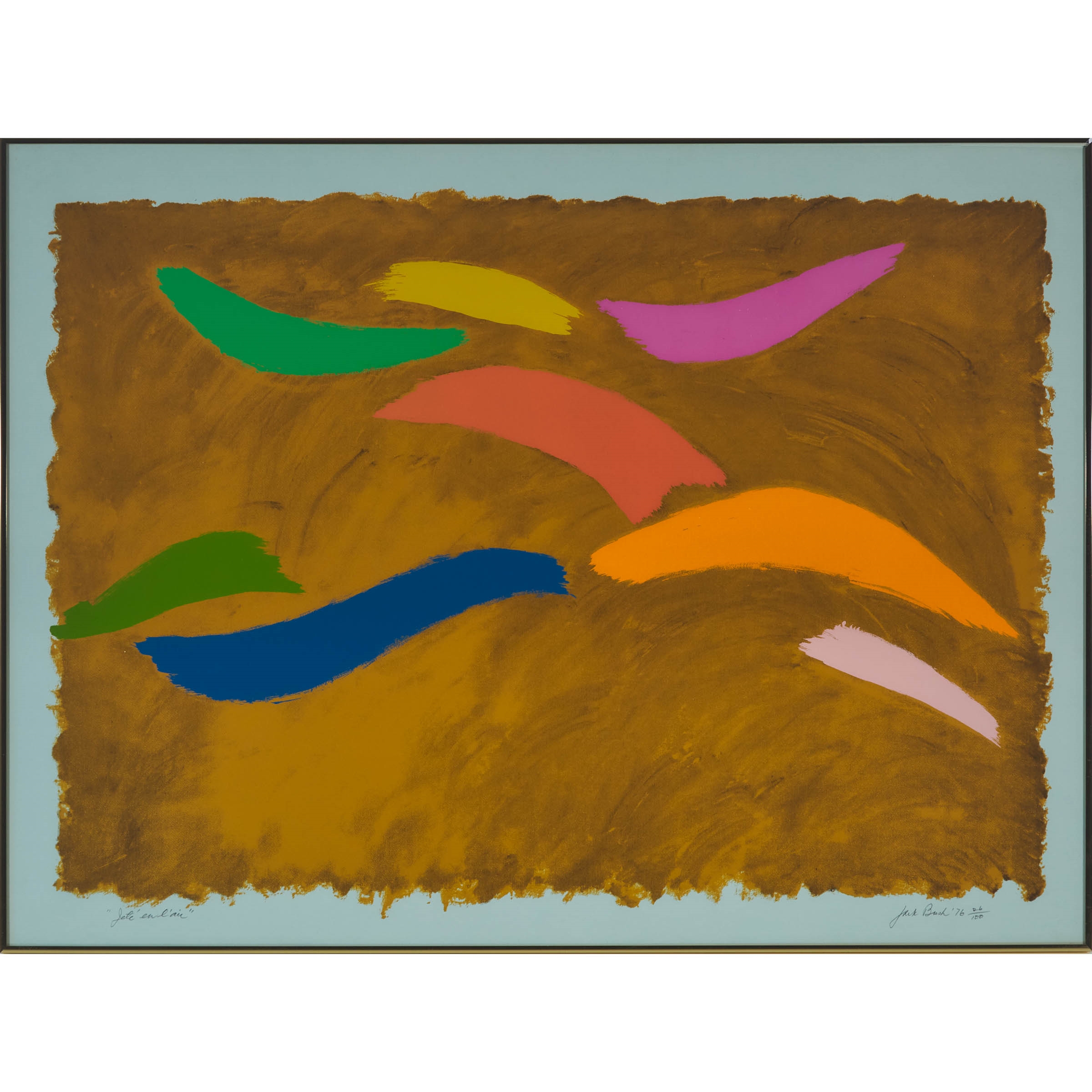 Jack Bush | JETÉ EN L’AIR, 1976 (1976) | MutualArt