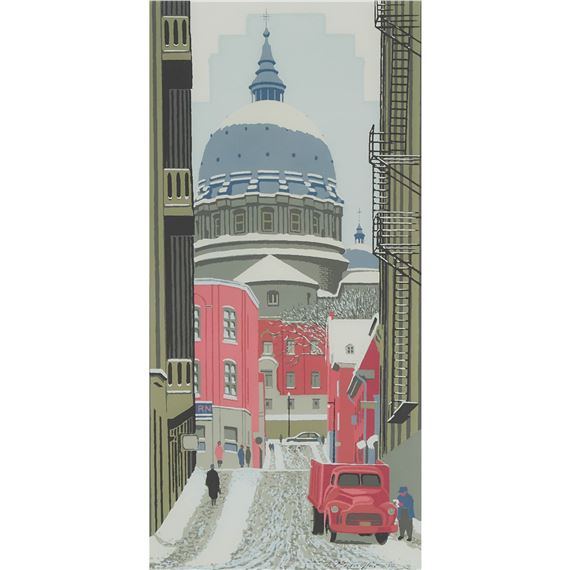 Frederick B. Taylor | LOOKING UP ST. CECILE STREET, 1954 (1954) | MutualArt