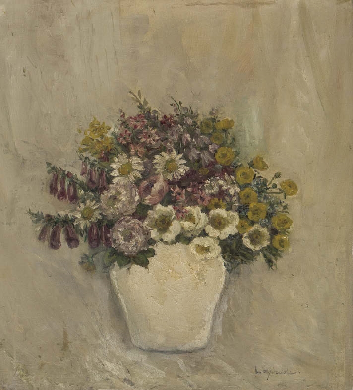 Pierre Laprade | Flowers in white vase | MutualArt