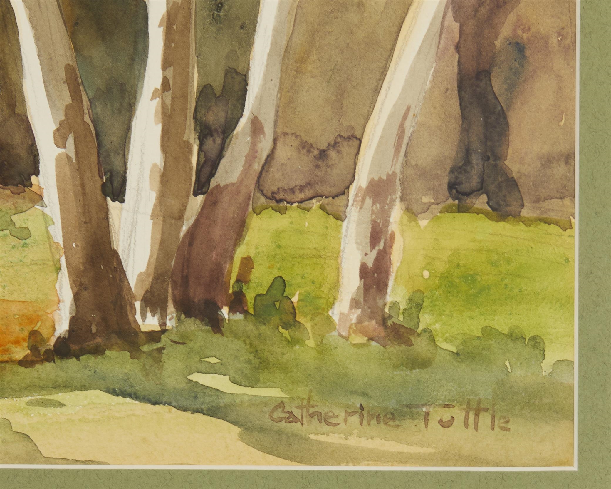 Catherine Tuttle | Trees in a landscape | MutualArt