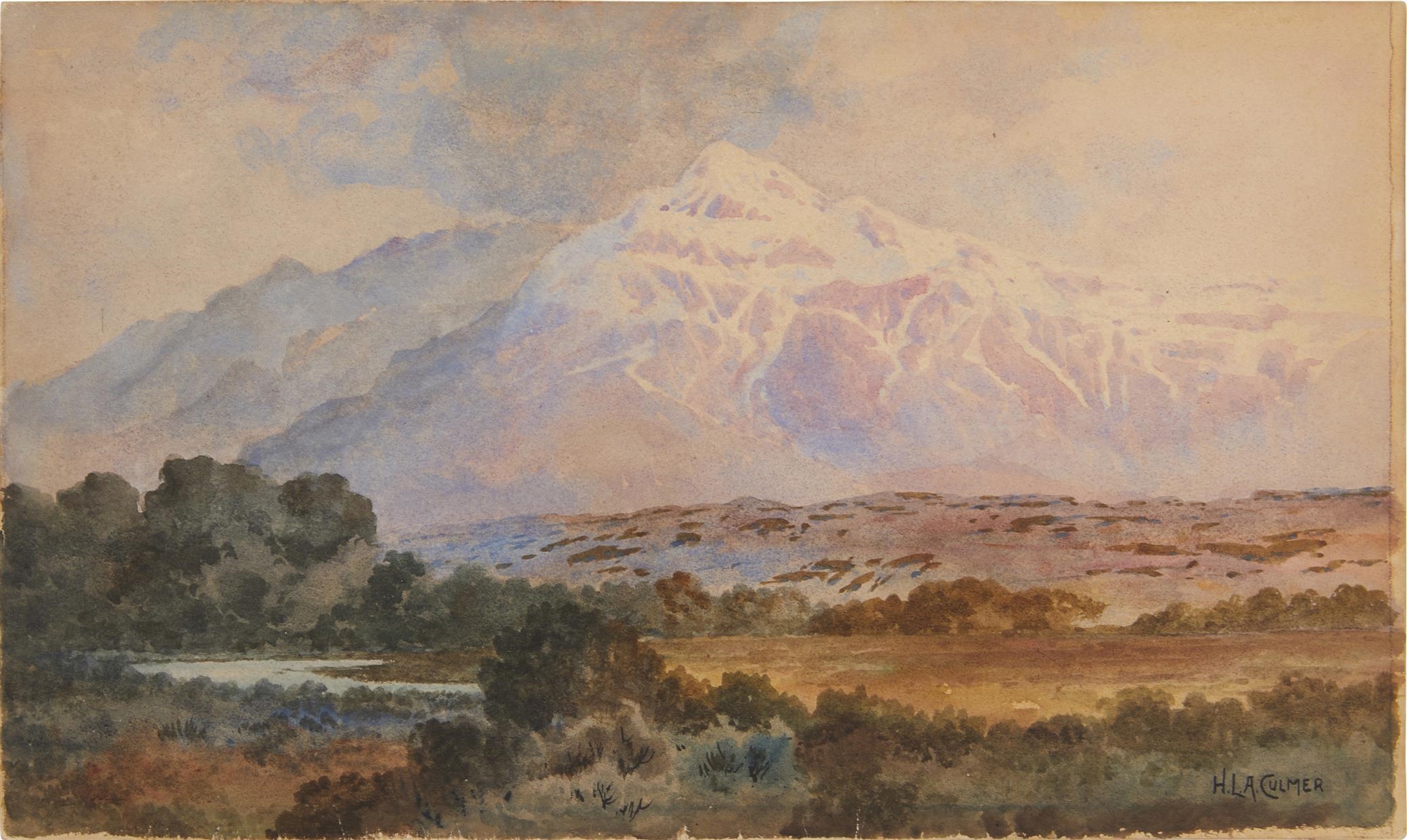 Henry Lavender Adolphus Culmer | Mountain in a landscape | MutualArt