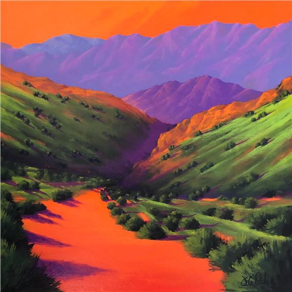 Joe A. Oakes | Verdant wash | MutualArt