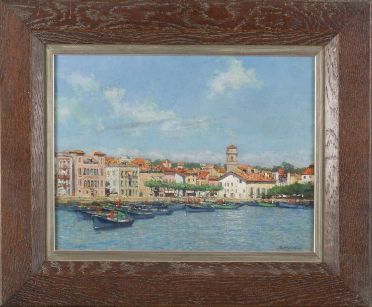 Georges Masson | The port of Saint-Jean-de-Luz | MutualArt