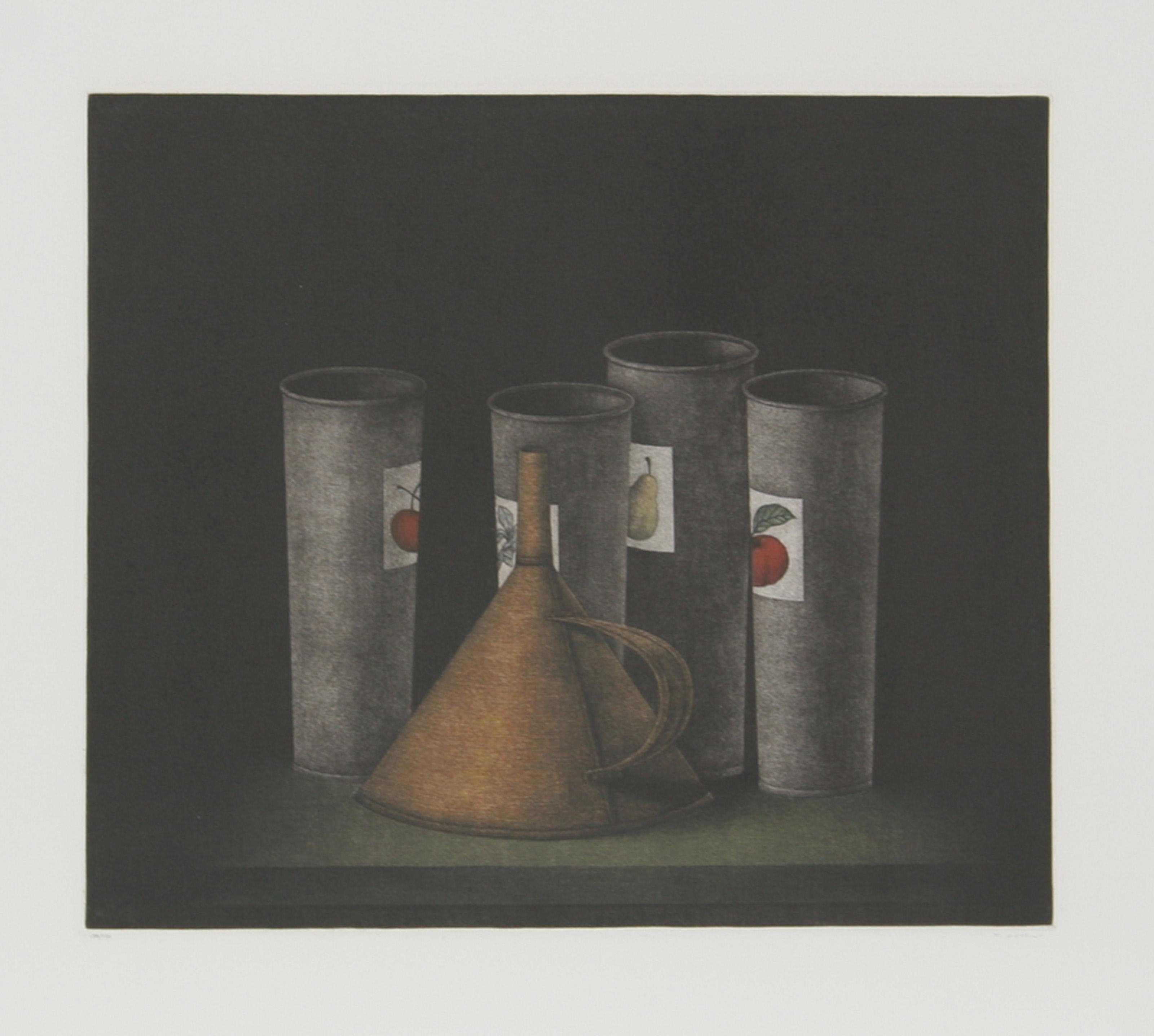 Tomoe Yokoi | Funnel and Fruit Cups (Circa 1973) | MutualArt