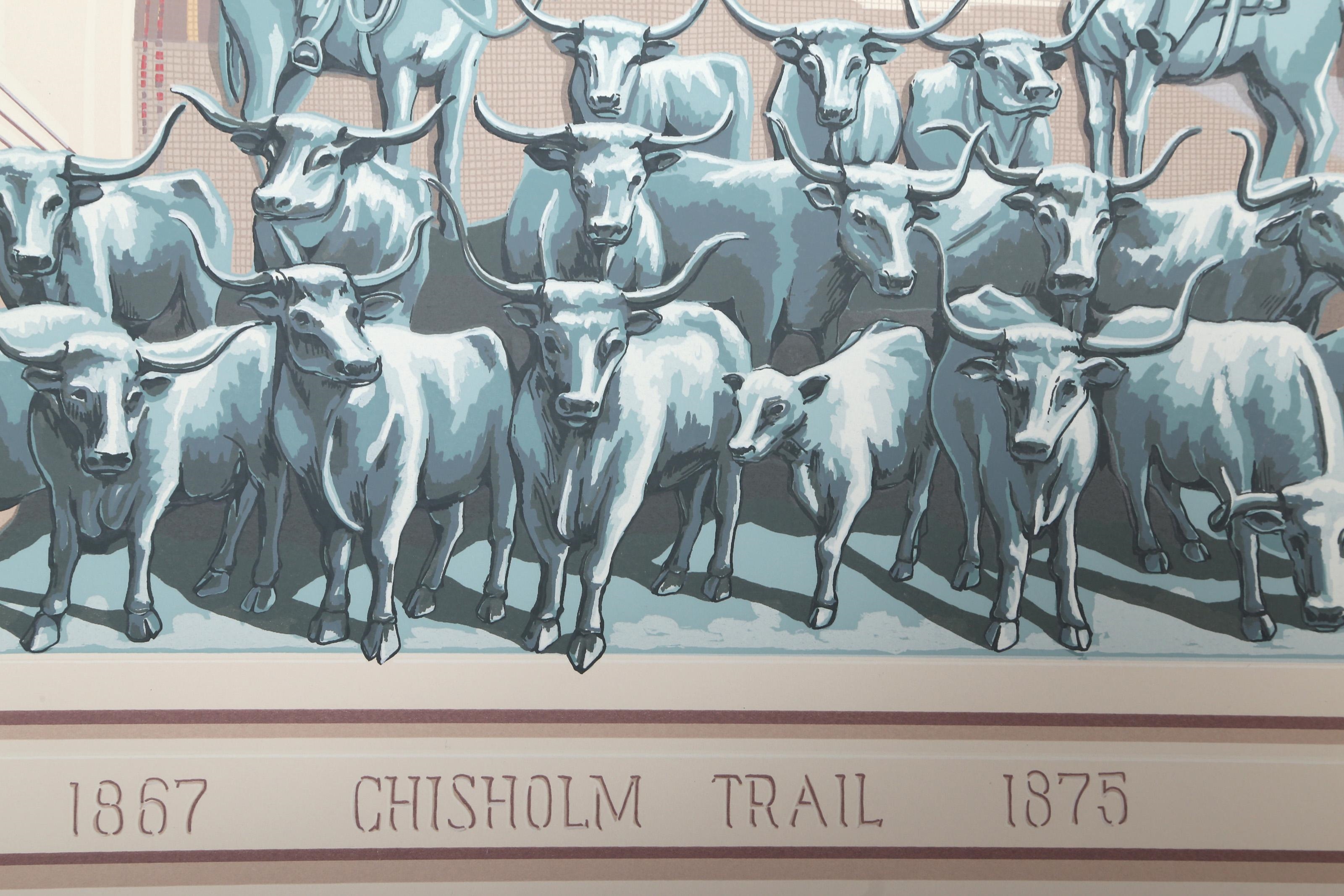 Richard Haas | Chisholm Trail Mural (1985) | MutualArt