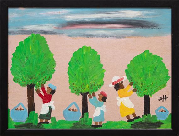 Clementine Hunter | Pecan Picking | MutualArt