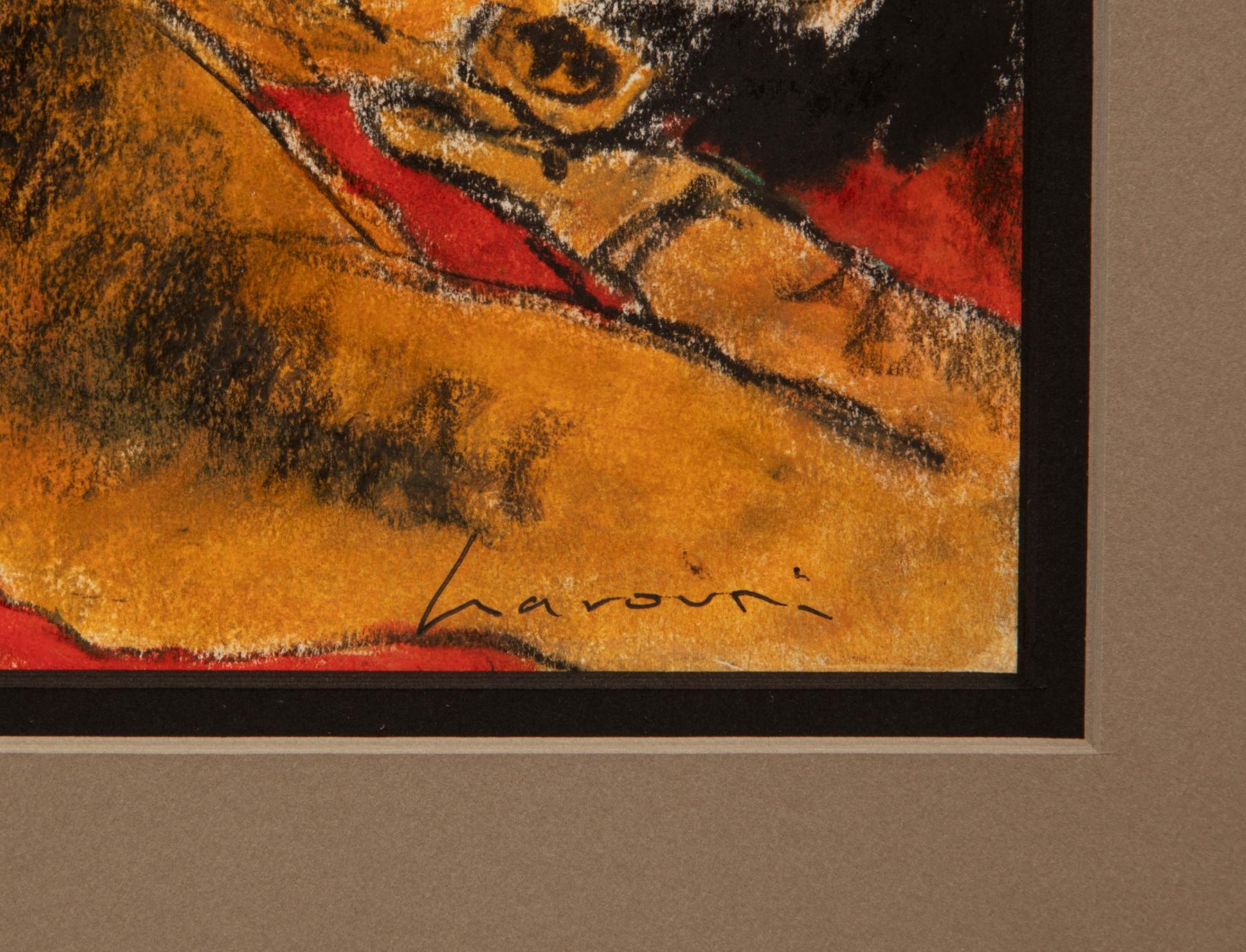 David Harouni | Man Reclining with Hands Behind Head | MutualArt