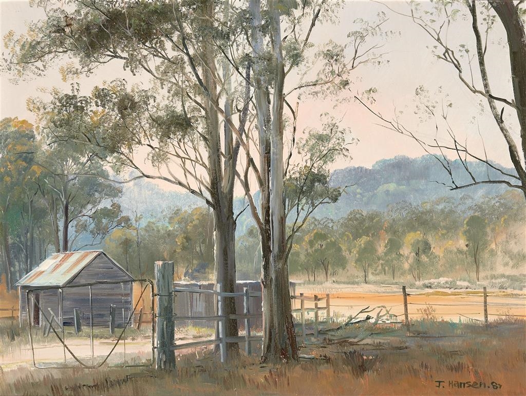 John Hansen | Gum Trees (1987) | MutualArt