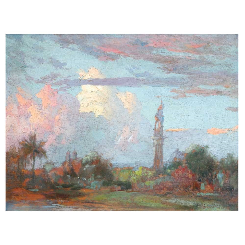 Fernando Amorsolo | Monument of Legaspi and Urdaneta (1923) | MutualArt