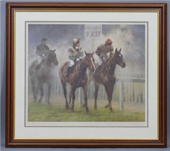Graham Ison | Graham Isom signed limited edition coloured racing print ...