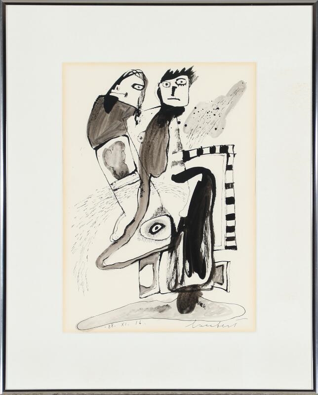 Lucebert | Figure composition (1988) | MutualArt