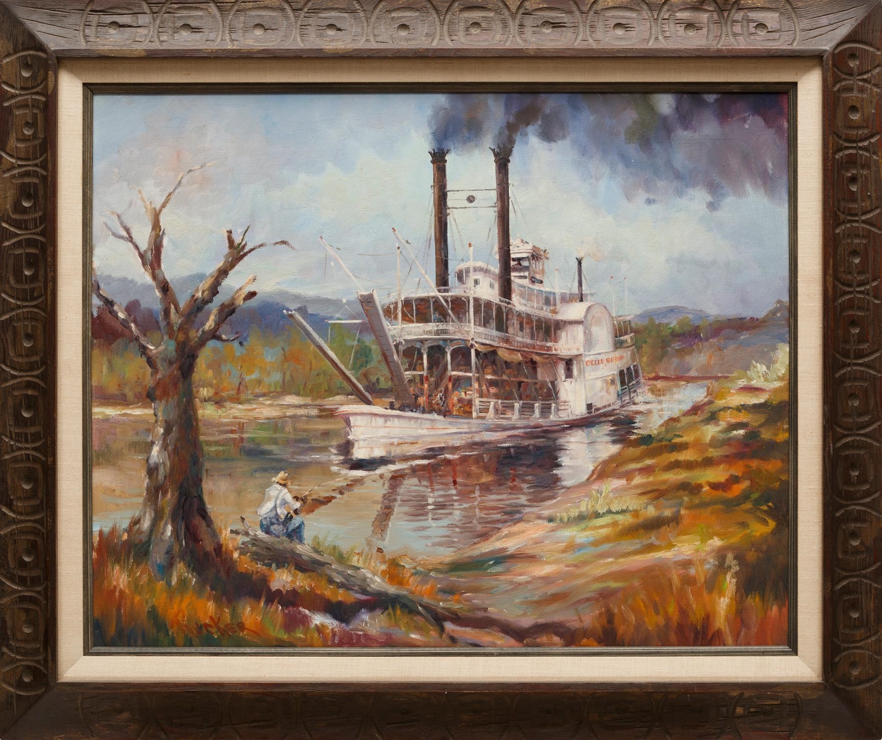 Robert Malcolm Rucker | Steamboat on the River | MutualArt