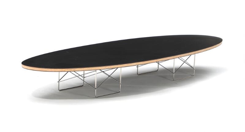 Ray Eames | Elliptical table/surfboard table | MutualArt