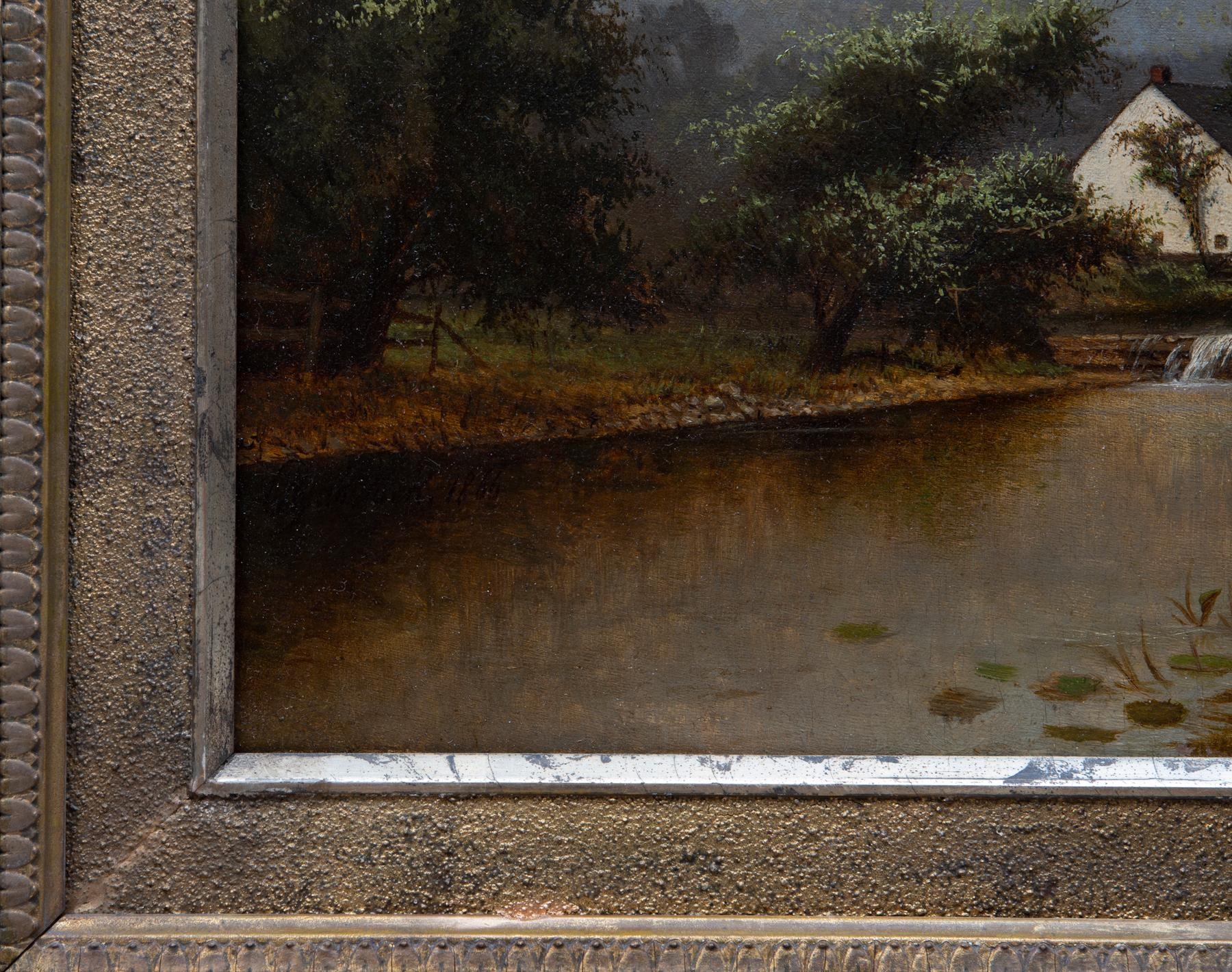 Ralph Albert Blakelock | Hillside Landscape (1866) | MutualArt