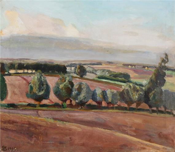Fritz Syberg | Landscape from Kærby with view to Kerteminde (1910 ...