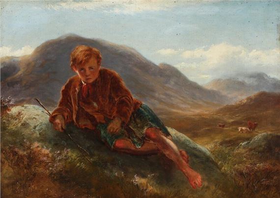 Daniel Munro | Highland herd boy | MutualArt