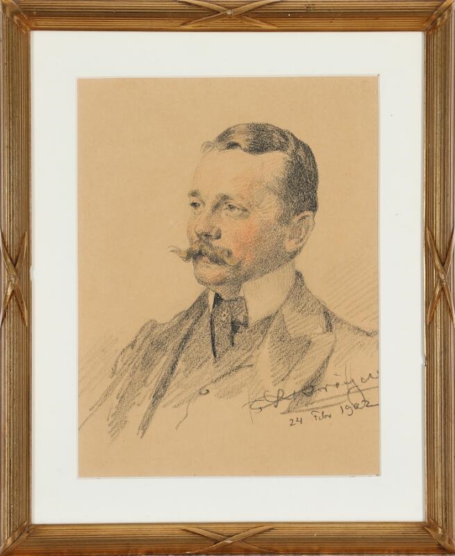 Peder Severin Krøyer | Portrait of Henrik Valdemar Nørgaard (1924 ...