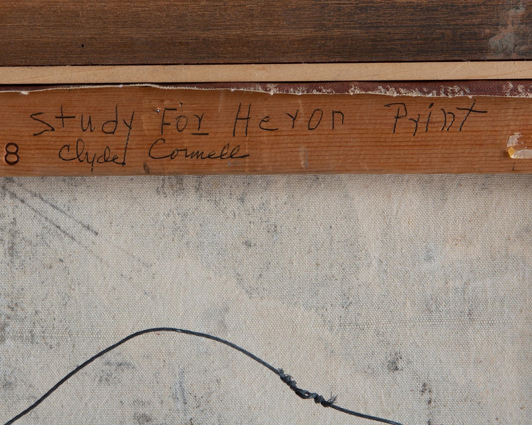 Clyde Connell | Study for Heron Print | MutualArt