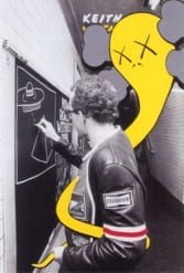 KAWS | Keith Haring & Yellow Companion Poster | MutualArt