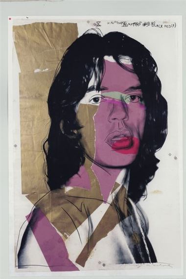 Andy Warhol | Poster Mick Jagger Alftone | MutualArt