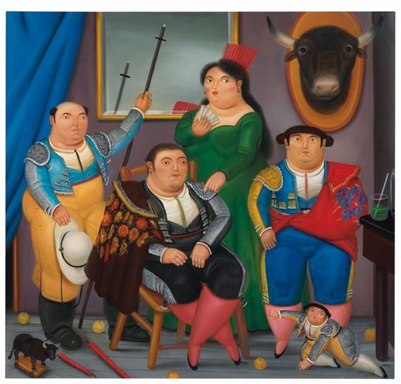 Fernando Botero | Family Scene (1985) | MutualArt
