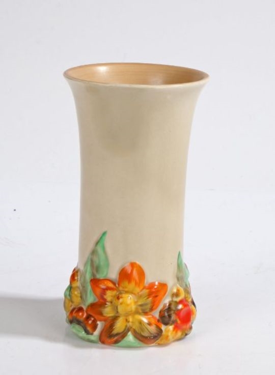 Clarice Cliff | My Garden pattern vase | MutualArt