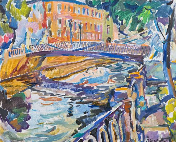 Victor Teterin | Leningrad landscape (1980s) | MutualArt