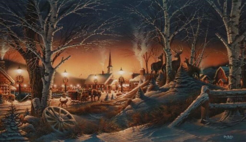 Terry Redlin | Night on the Town, from Exciting Memories of the Holiday ...
