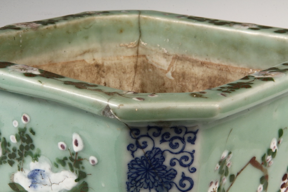 Planters | (2) JAPANESE PLANTERS - Celadon Jardinieres (Circa 1920 ...