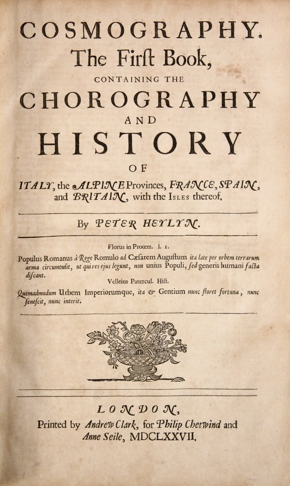 Unknown | RARE 17TH C GEOGRAPHY BOOK - Peter Heylen; Cosmography (17 ...