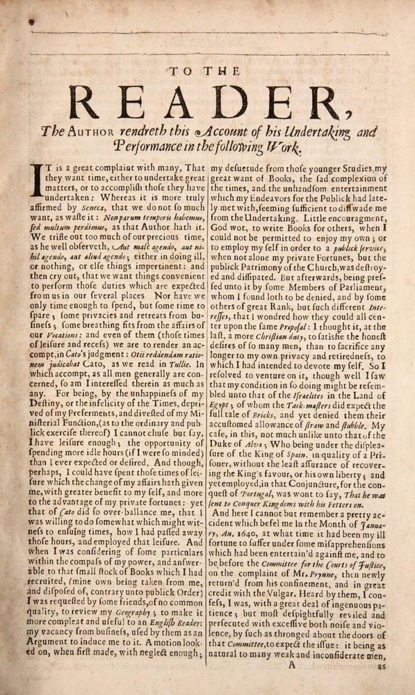 Unknown | RARE 17TH C GEOGRAPHY BOOK - Peter Heylen; Cosmography (17 ...