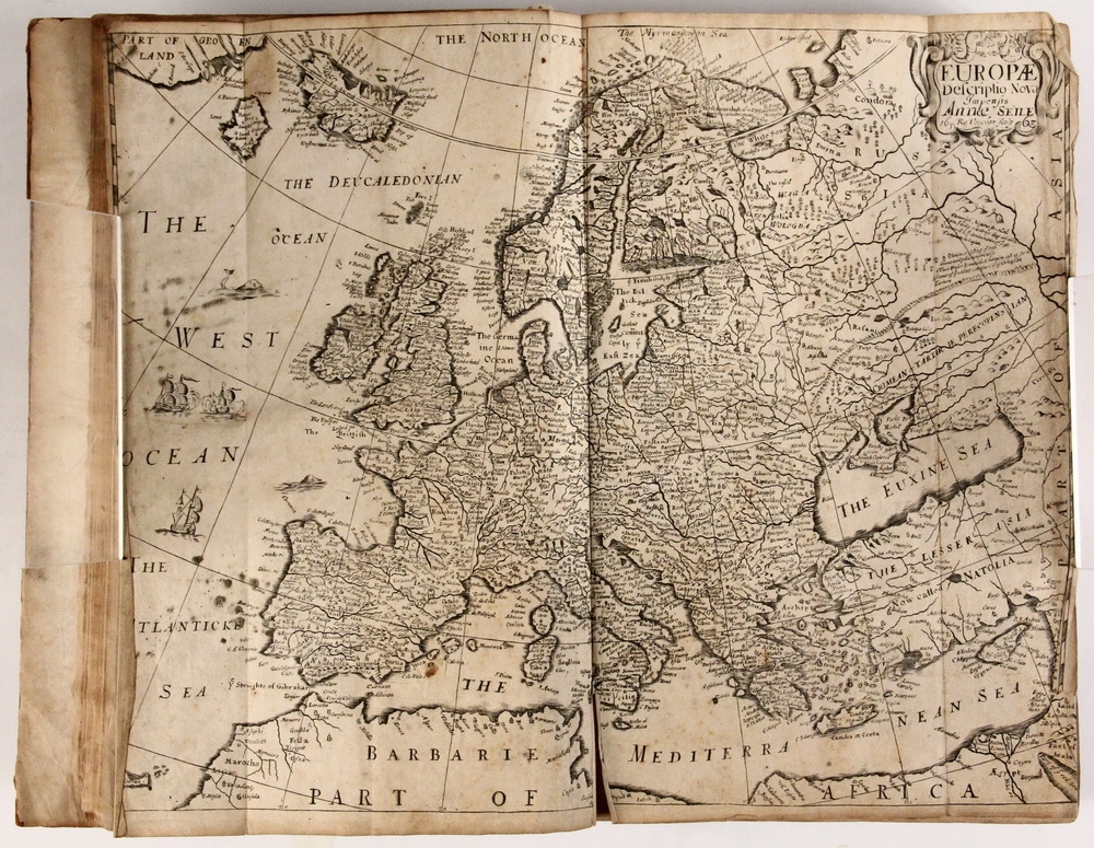 Unknown | RARE 17TH C GEOGRAPHY BOOK - Peter Heylen; Cosmography (17 ...