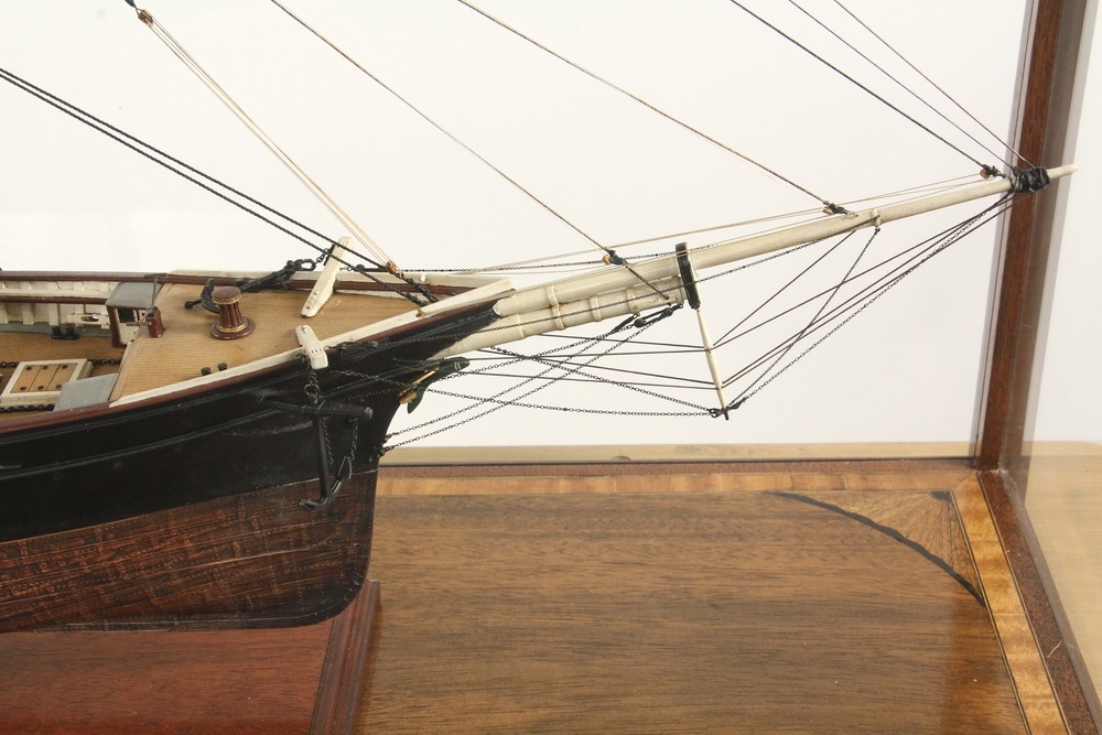 Donald Mckay | CASED SAILING SHIP MODEL ON STAND - American Clipper ...
