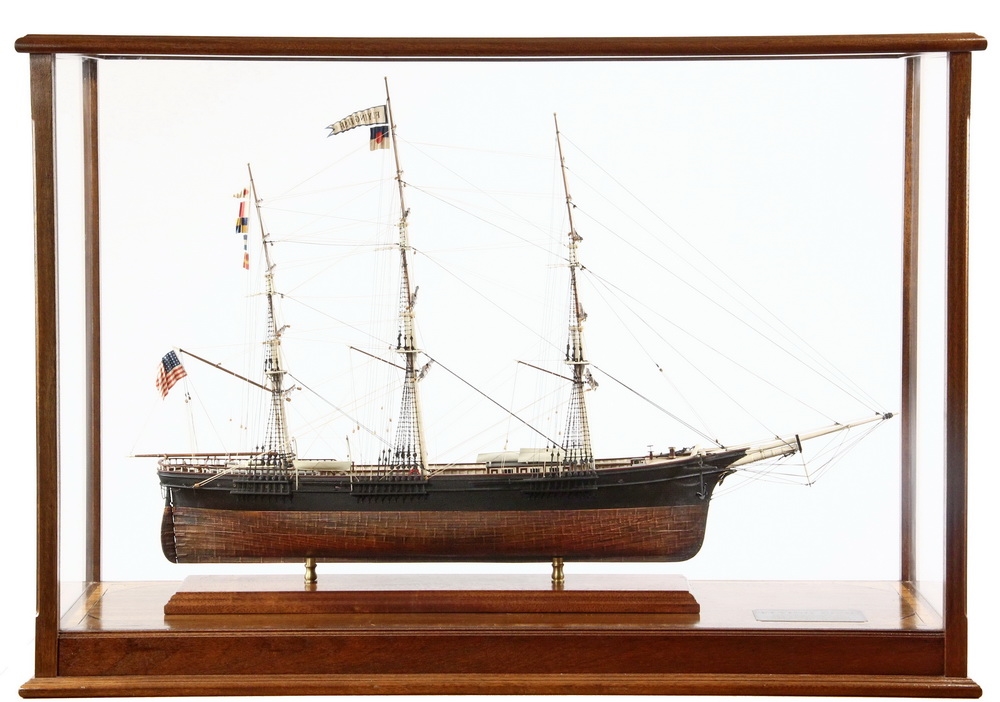 Donald Mckay | CASED SAILING SHIP MODEL ON STAND - American Clipper ...