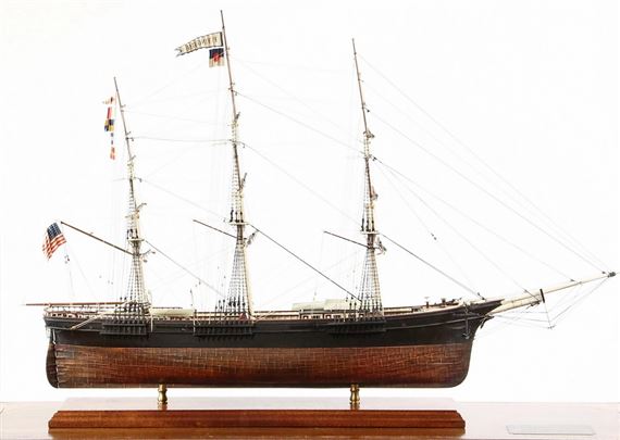 Donald Mckay | CASED SAILING SHIP MODEL ON STAND - American Clipper ...