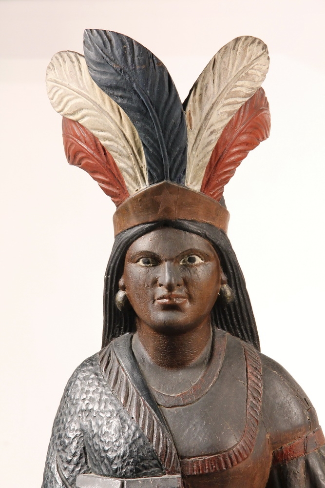 Samuel Anderson Robb | CIGAR STORE INDIAN - Magnificent American Folk ...