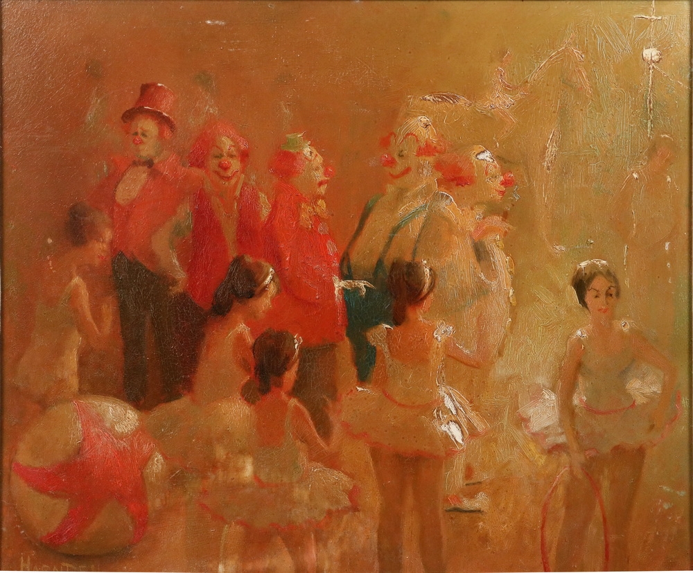 William Harnden | Clowns and Showgirls | MutualArt