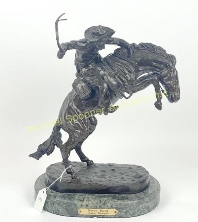 Frederic Remington | BRONCO BUSTER STATUE | MutualArt