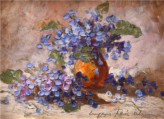 Eugenia Filotti-Atanasiu | Cornflowers | MutualArt