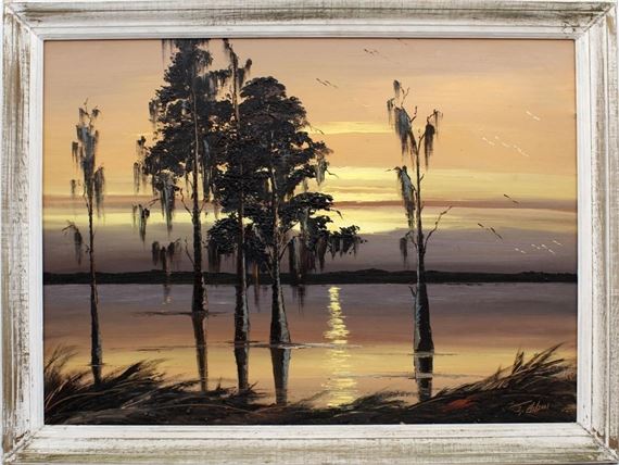 James Gibson | JAMES GIBSON FLORIDA HIGHWAYMEN SUNRISE SEPIA | MutualArt