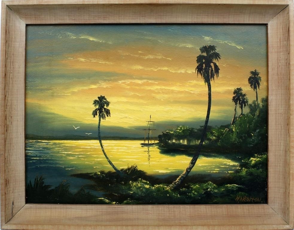 Harold Newton | HAROLD NEWTON FLORIDA HIGHWAYMEN TWIN PALM SUNRISE ...