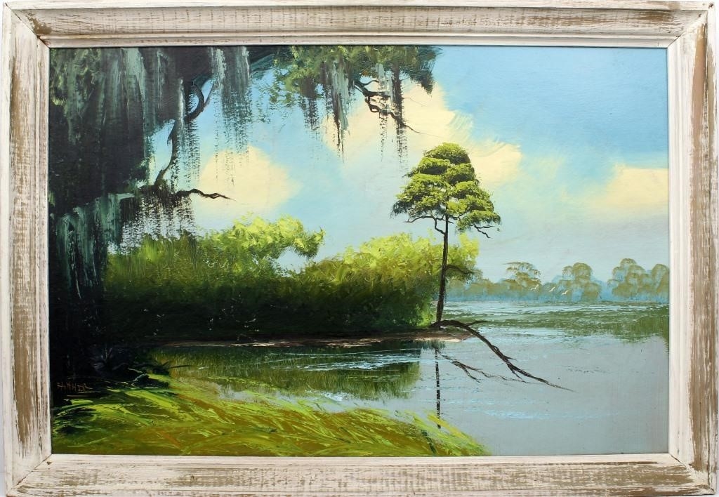 Alfred Hair | ALFRED HAIR FLORIDA HIGHWAYMEN GREEN OASIS | MutualArt