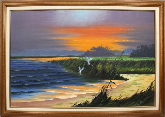 Livingston Roberts | LIVINGSTON ROBERTS FLORIDA HIGHWAYMEN | MutualArt