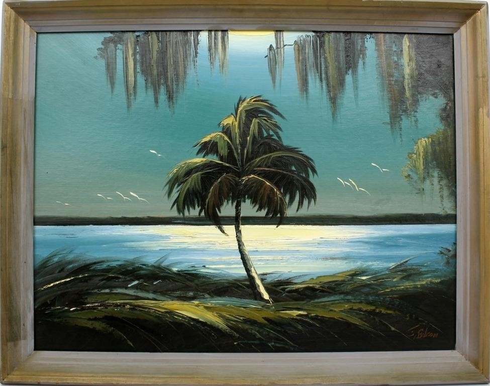 James Gibson | JAMES GIBSON FLORIDA HIGHWAYMEN MOONLIT REFLECTION ...