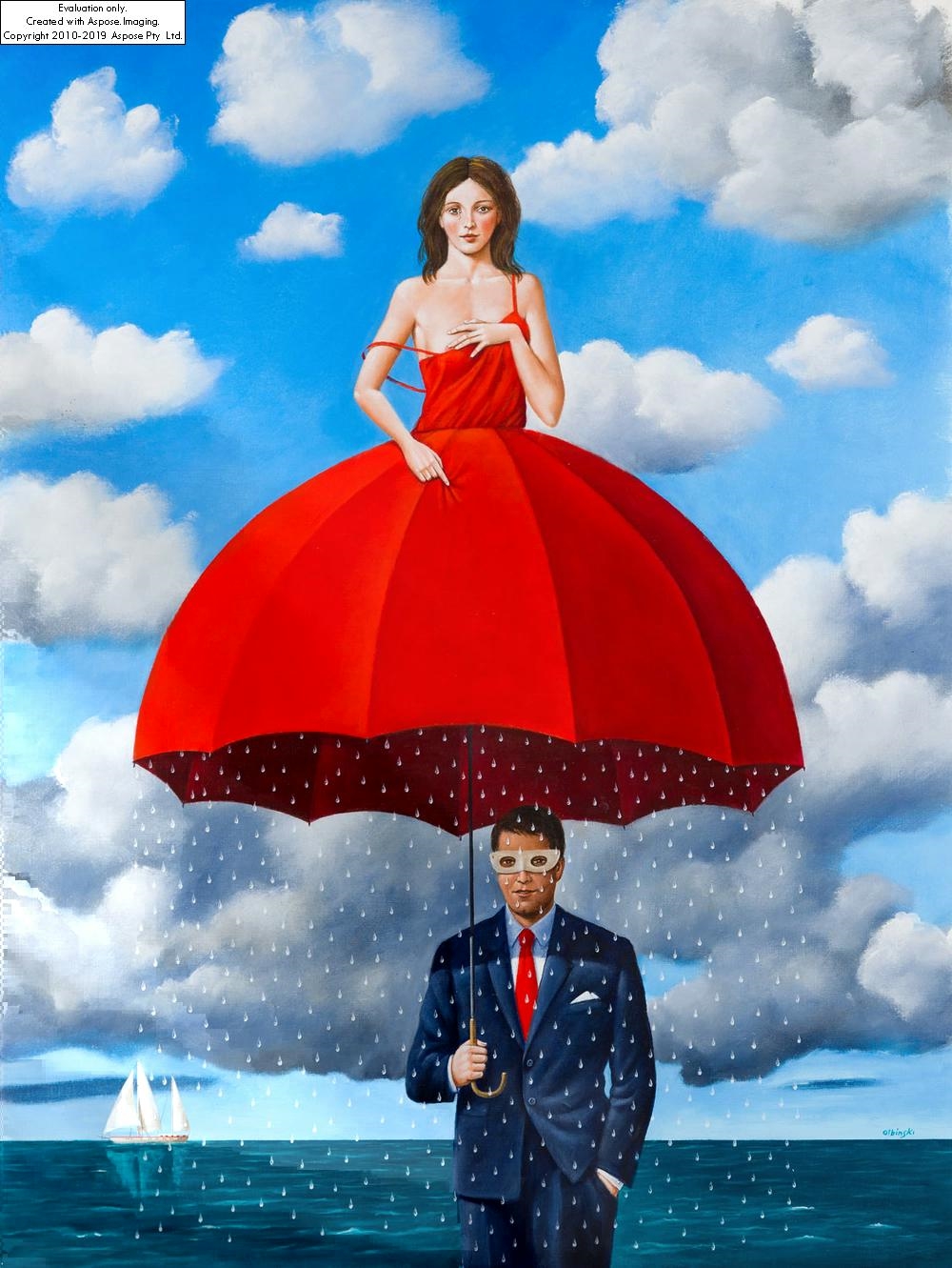 Rafal Olbinski | Defense Against Banality | MutualArt