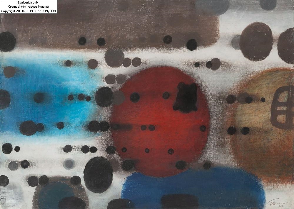 Jan Tarasin | Red sun (1990) | MutualArt