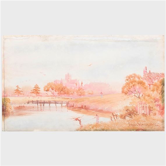 Frederick Judd Waugh | Streamside (1902) | MutualArt