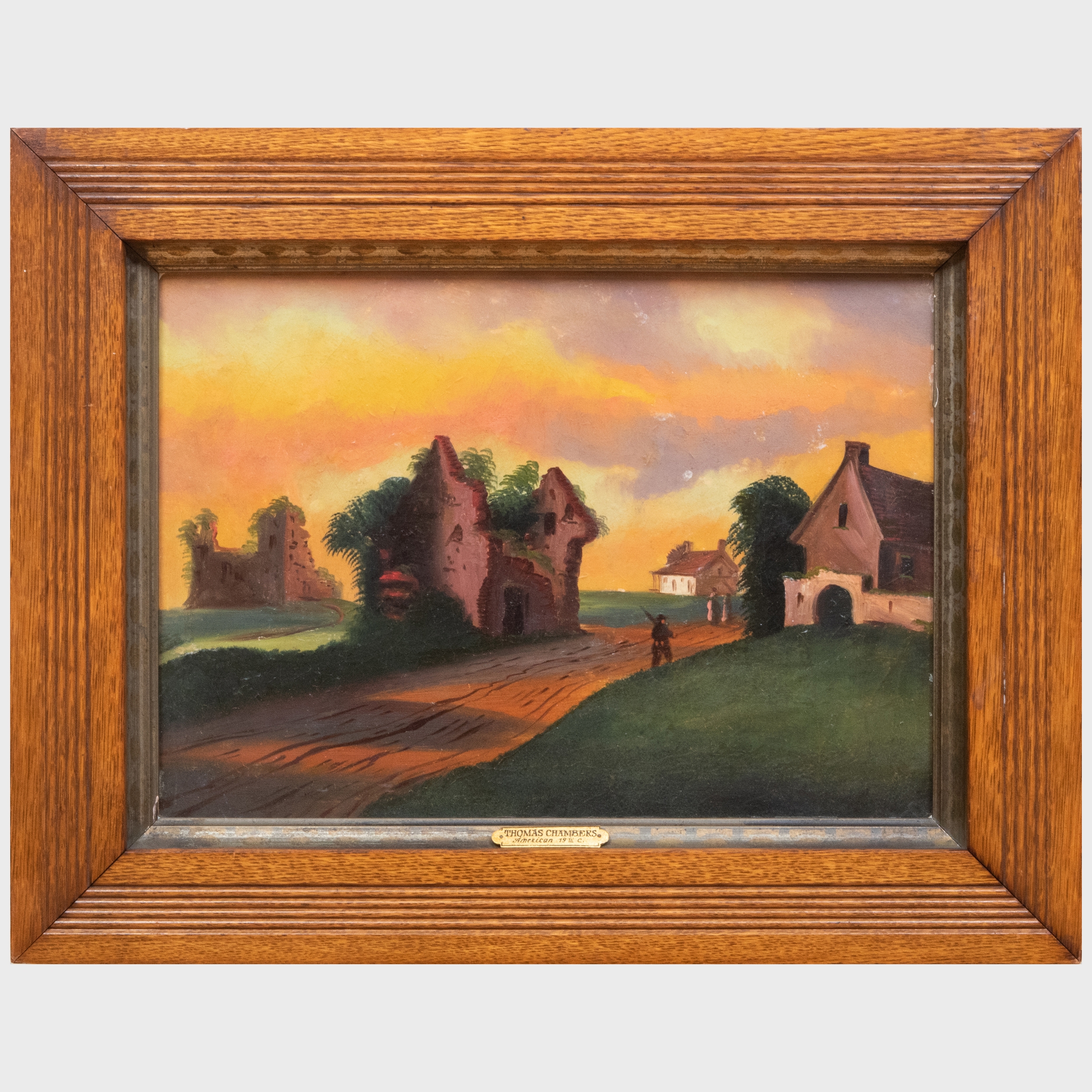 Thomas Chambers | Landscape with Ruins | MutualArt