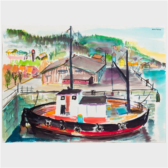 Murray Hantman | Gloucester Dock ; Drying Nets ; and Norwegian Dock ...