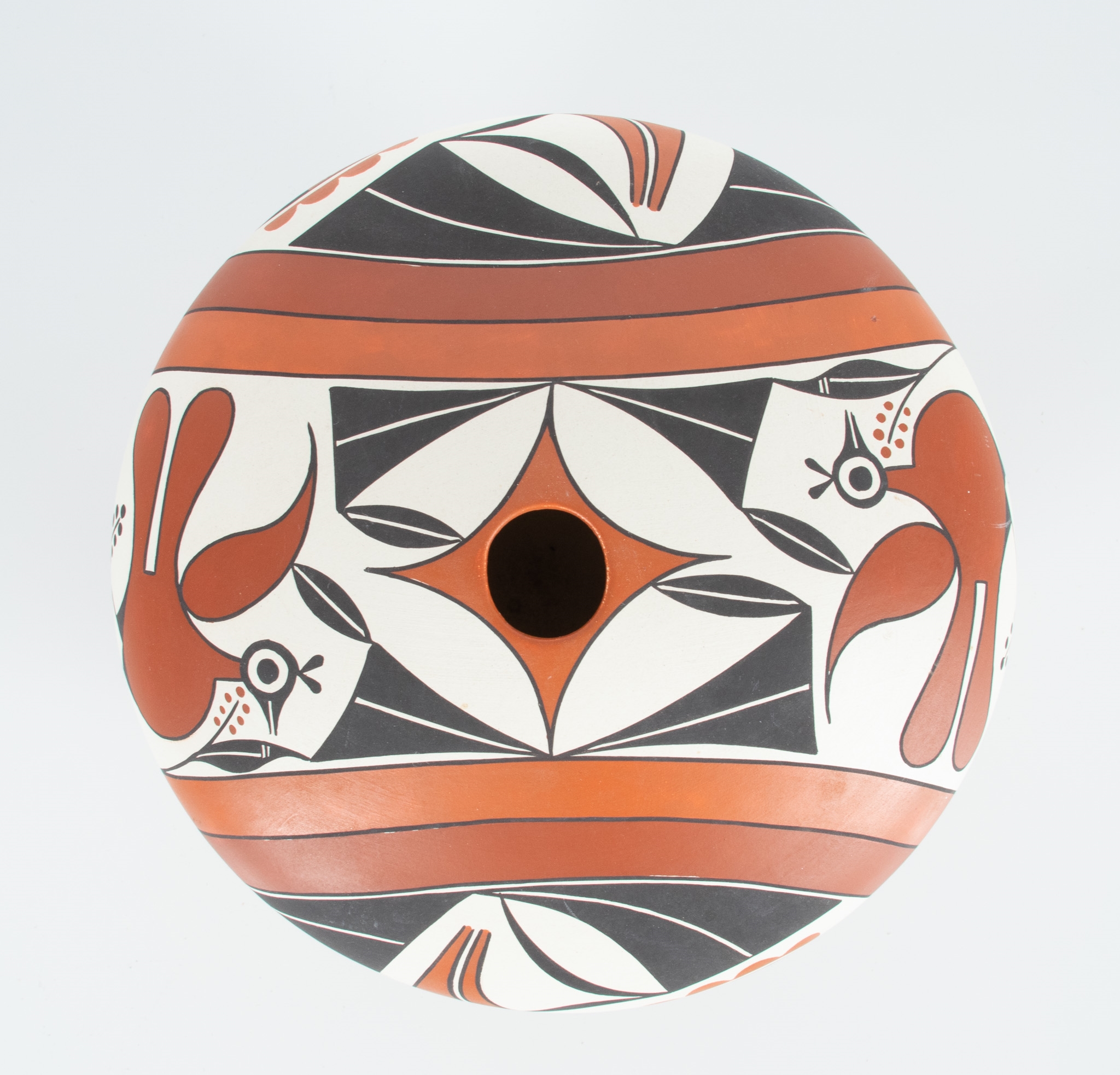 E. Vallo | NATIVE AMERICAN ACOMA POTTERY VASE | MutualArt